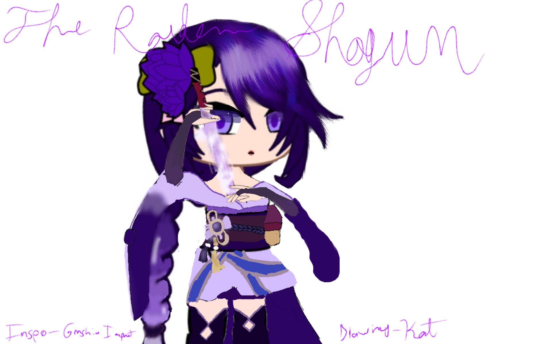 The Raiden Shogun Drawing - contest Genshin Impact | HoYoLAB