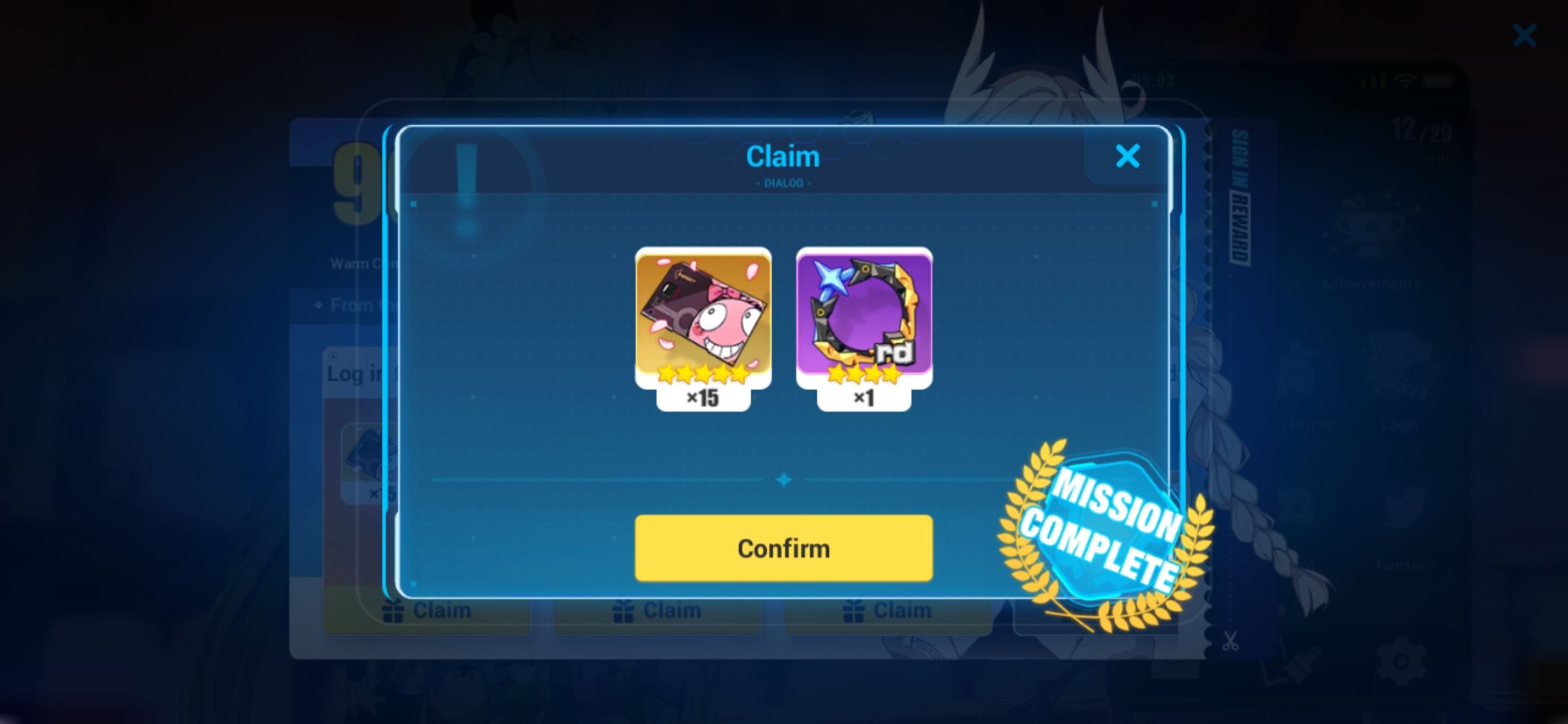 I have served Hyperion for 900 days as a captain 💜 Honkai Impact 3rd ...