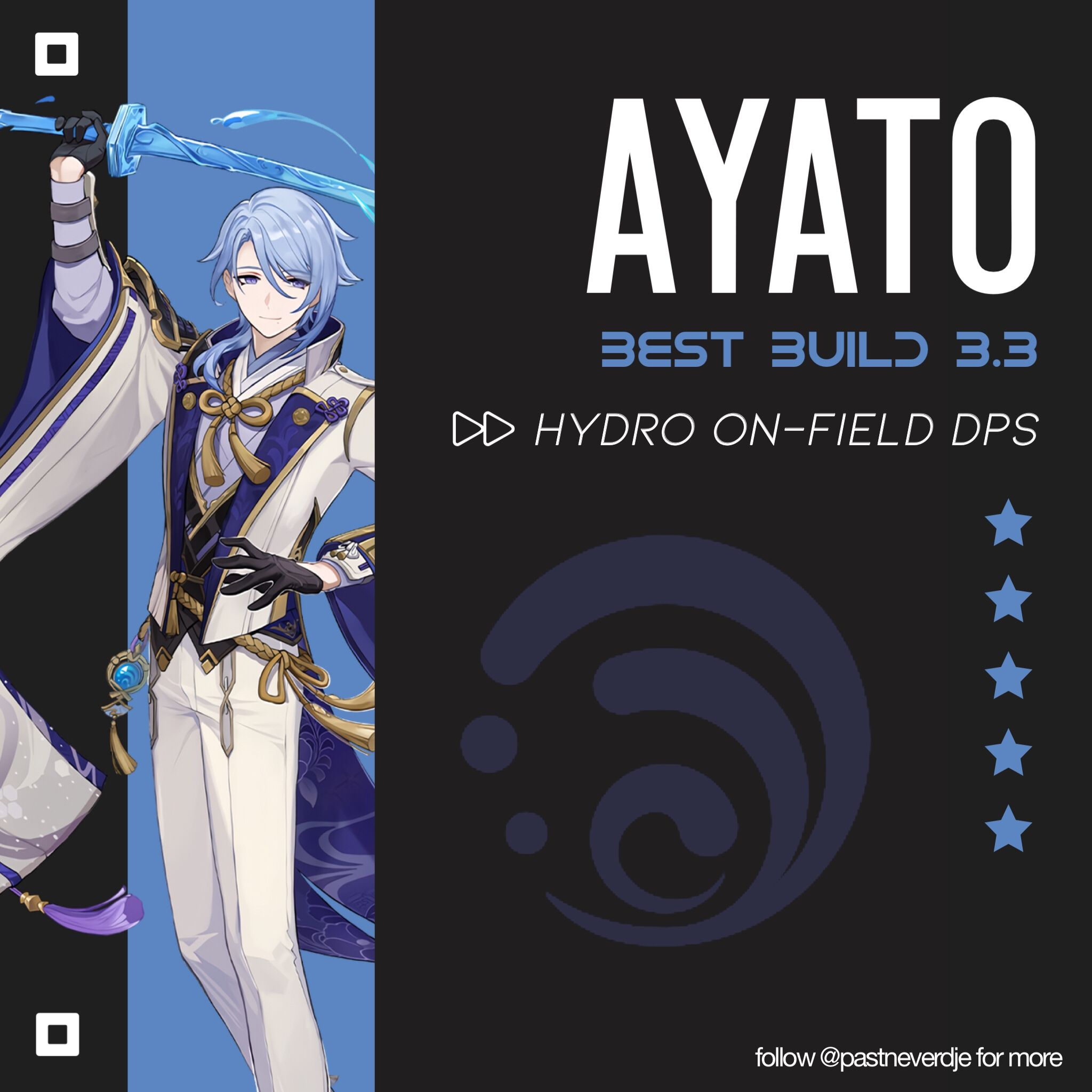 [Version 3.3] Ayato - best build on-field dps Genshin Impact | HoYoLAB