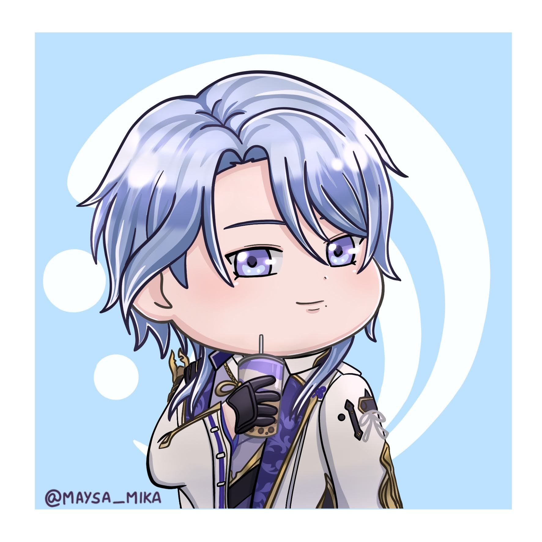 Chibi Ayato 💙 Genshin Impact | HoYoLAB