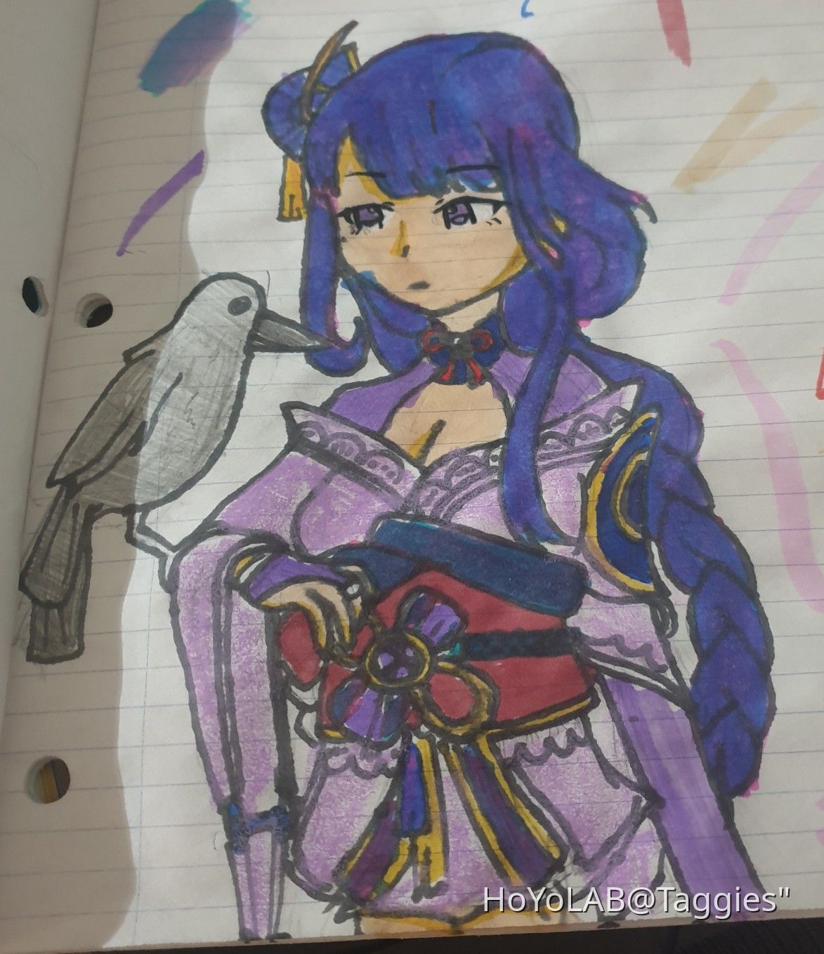 Raiden Fan art Genshin Impact | HoYoLAB