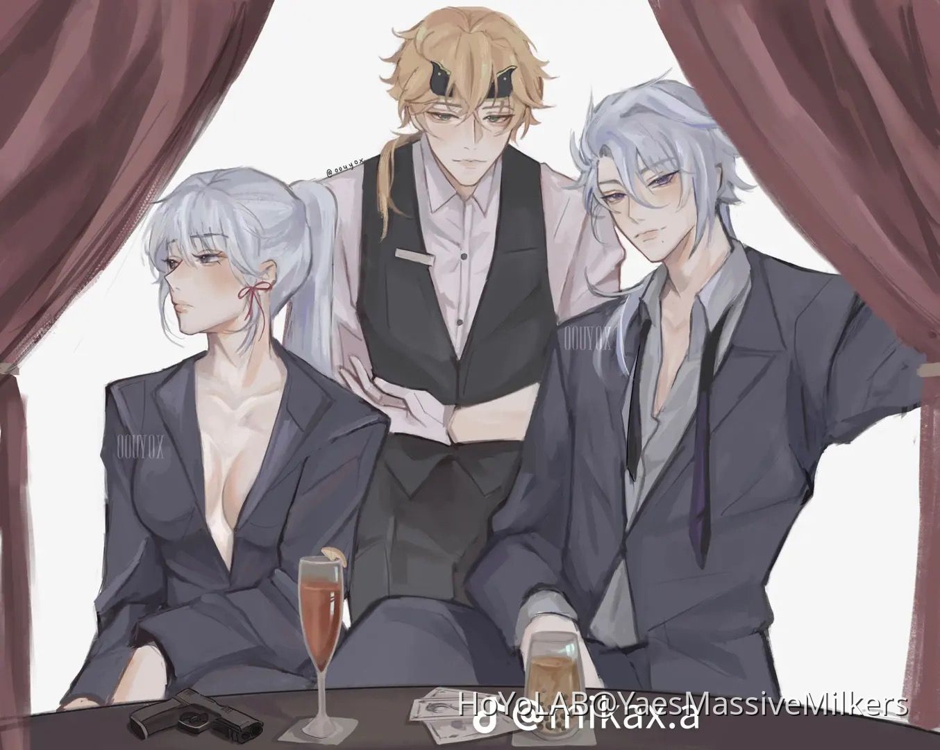 Kamisato Siblings & The Butler Genshin Impact | HoYoLAB