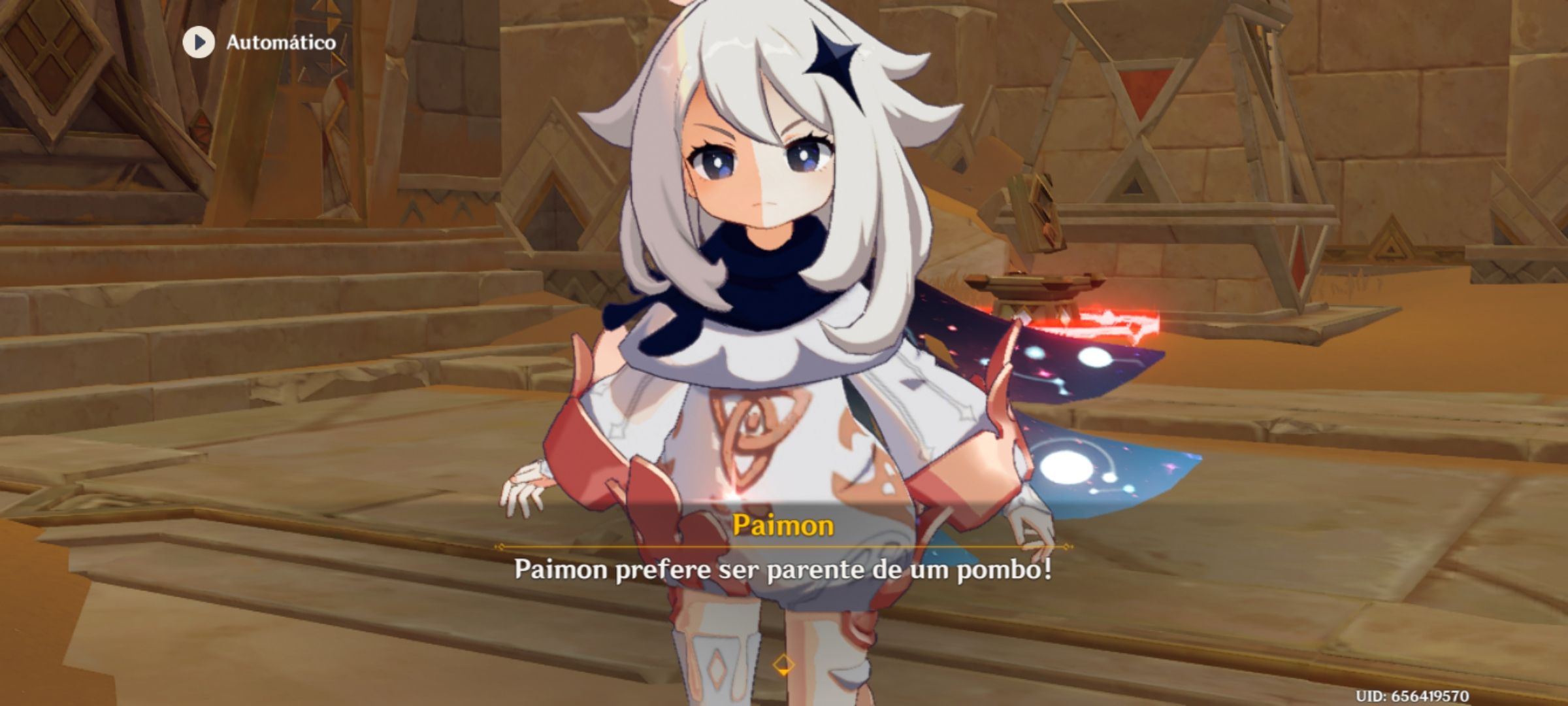 PAIMON REVELA SEU SONHO DE SER PARENTE DO POMBO !!! Genshin Impact ...