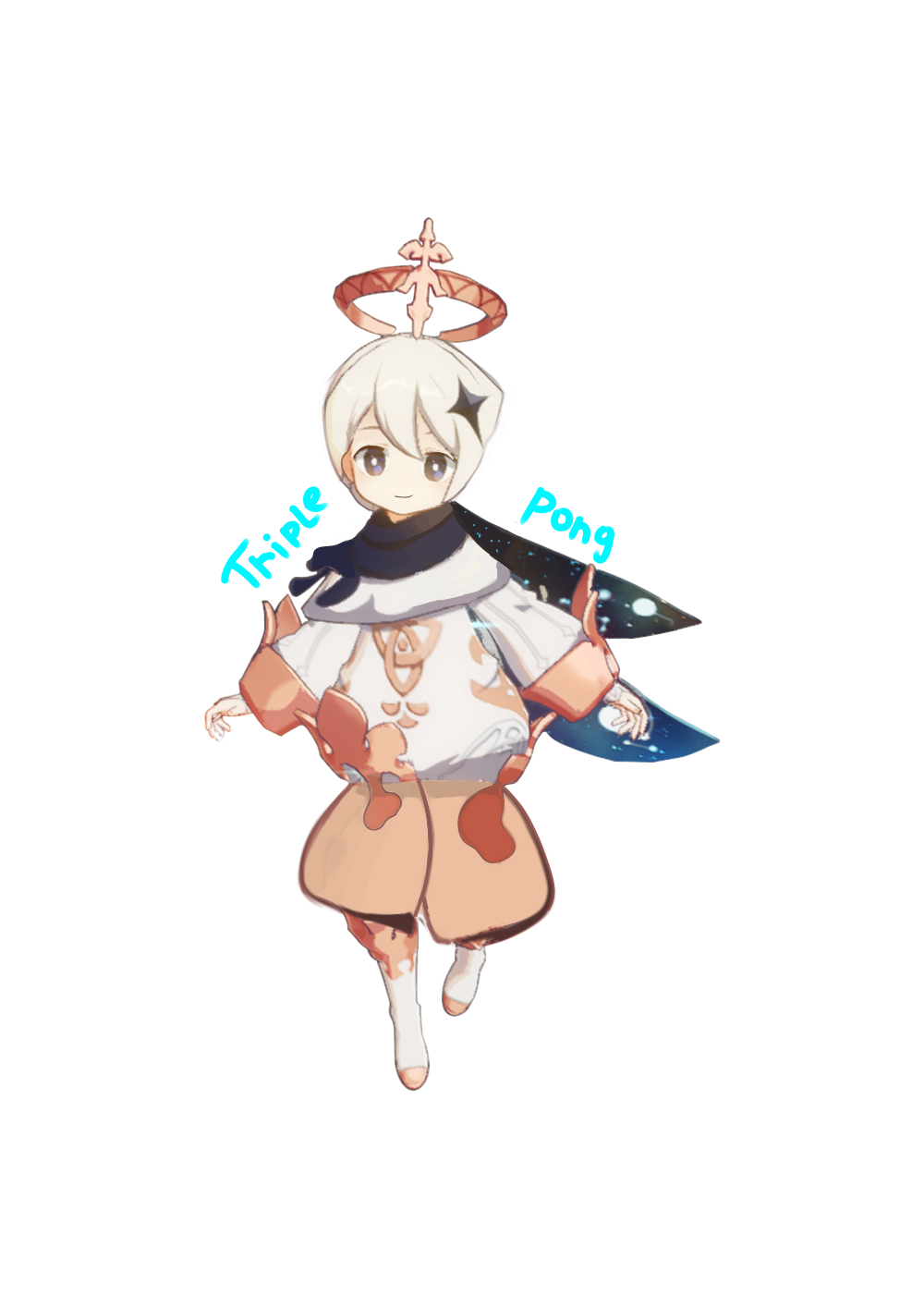 alright i'm back with another change, I turned paimon from girl to boy ...