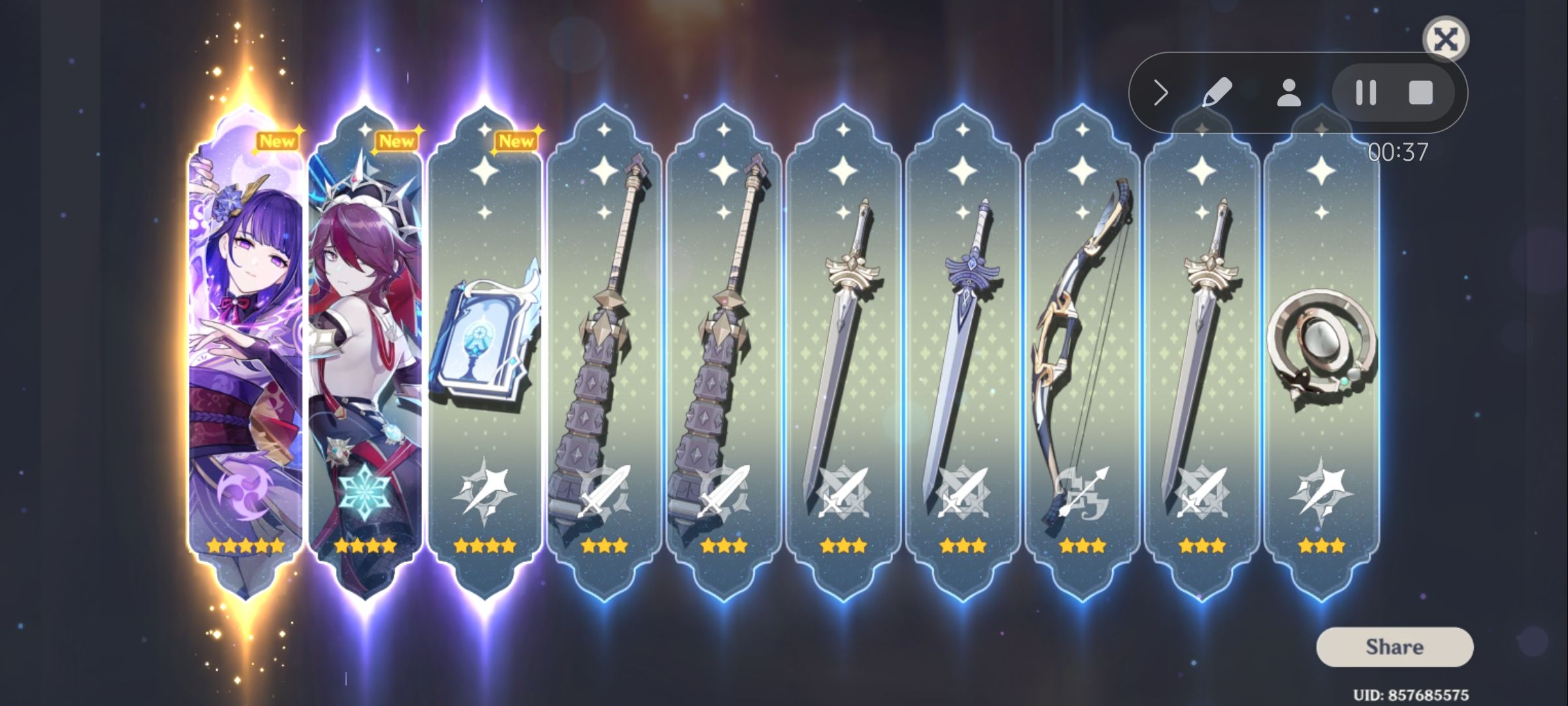 Raiden Shogun Banner Genshin Impact | HoYoLAB