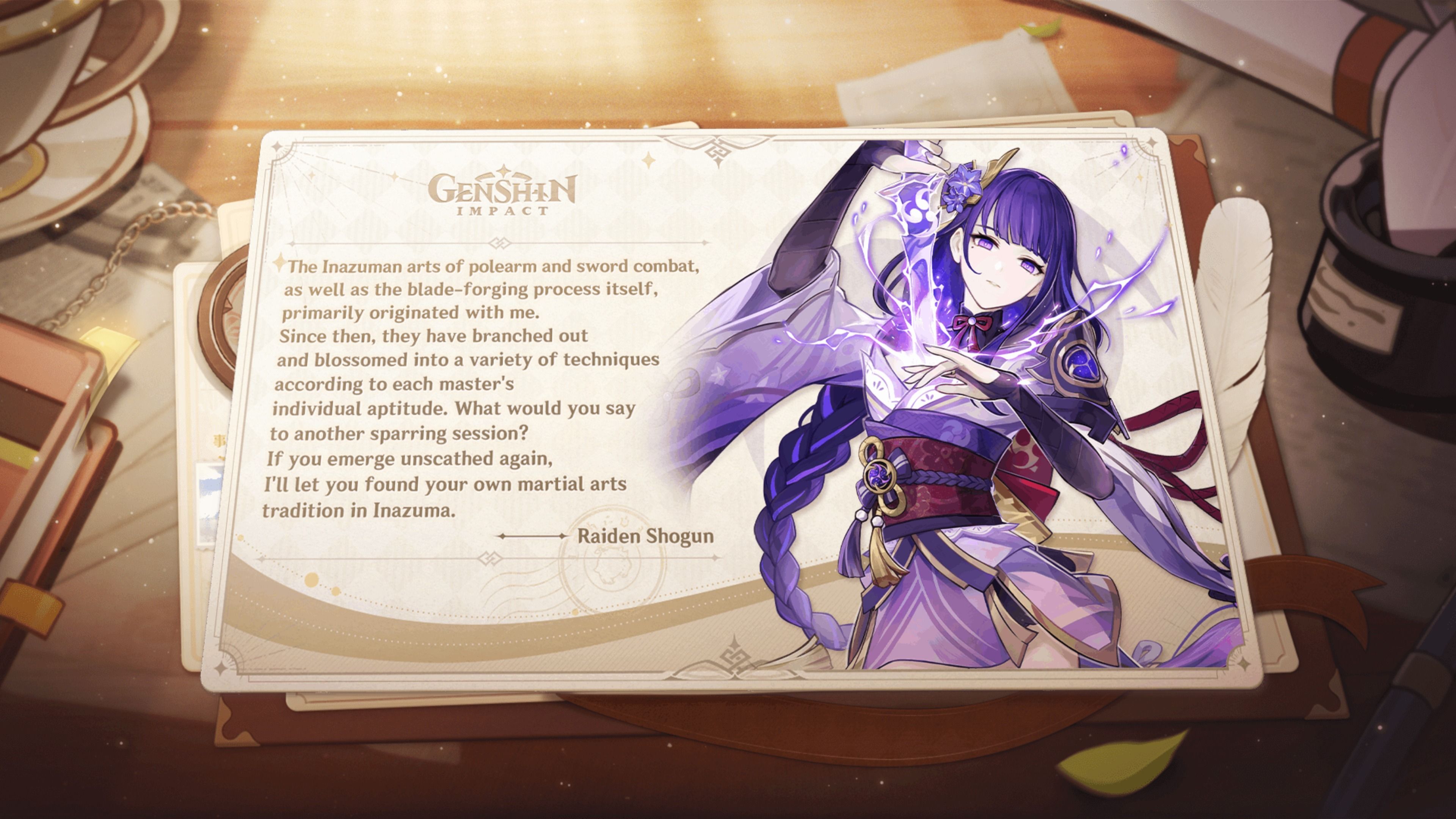 Raiden Shogun isn't coming home Genshin Impact | HoYoLAB