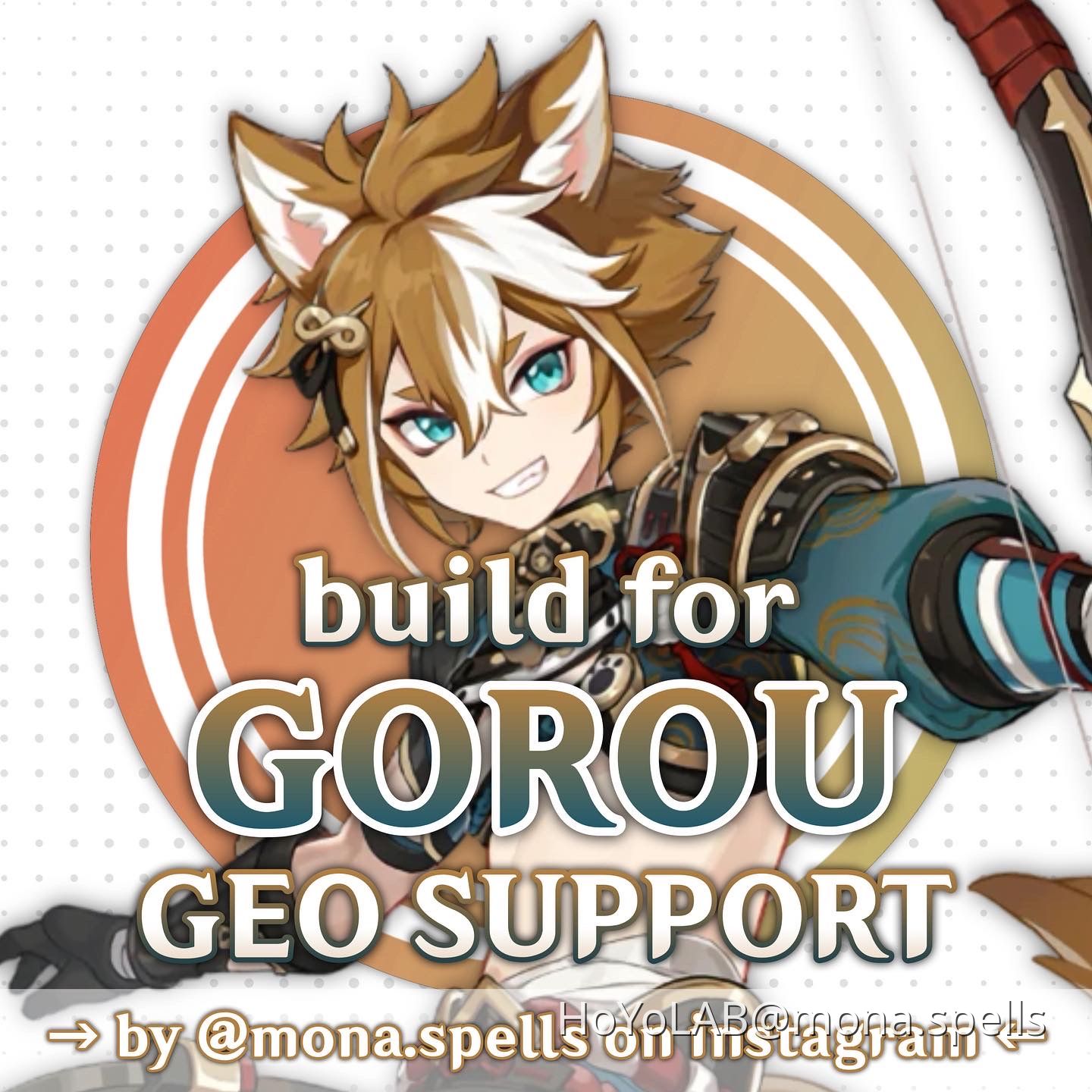 - Gorou Geo support build ! Genshin Impact | HoYoLAB