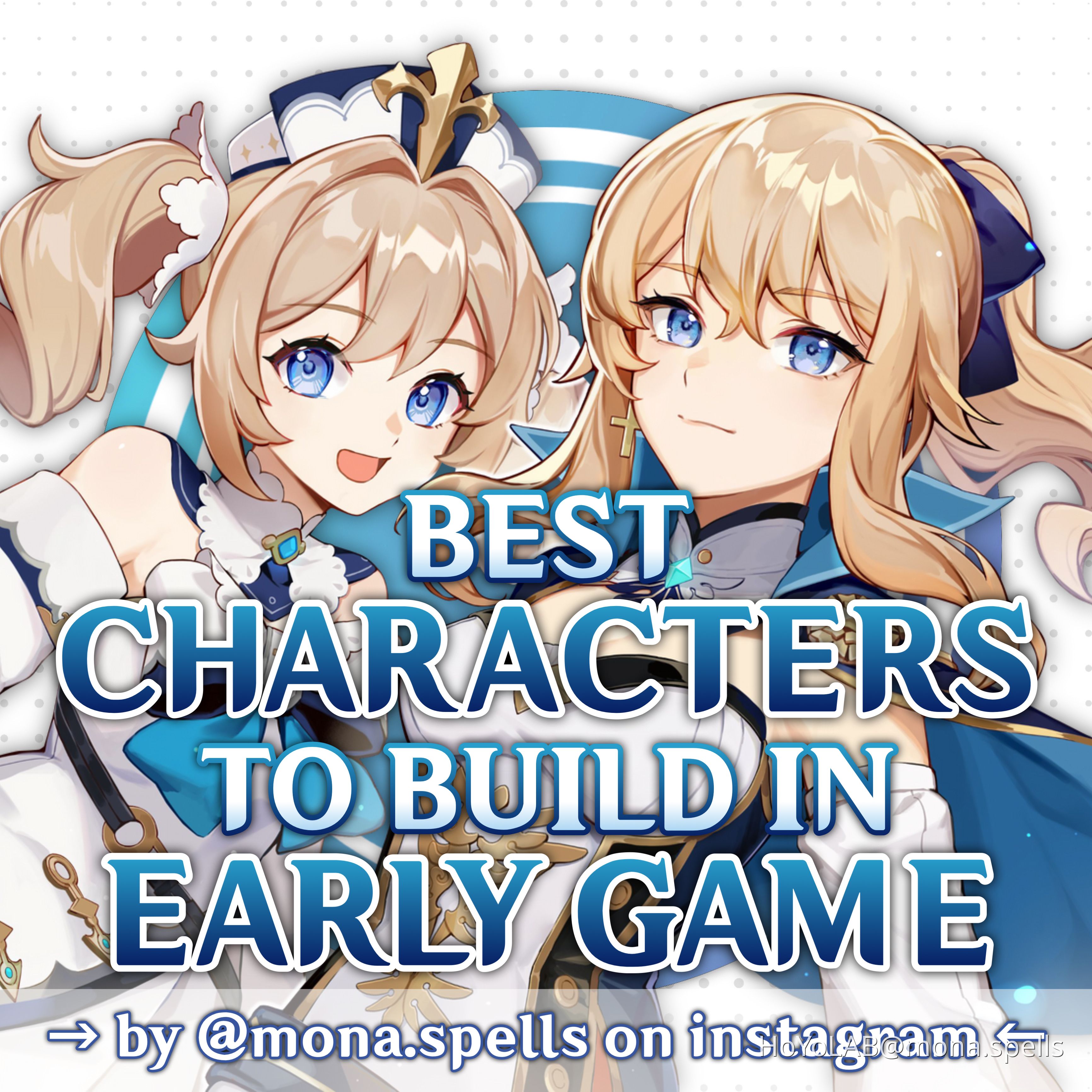 - best characters to build in early game ! Genshin Impact | HoYoLAB