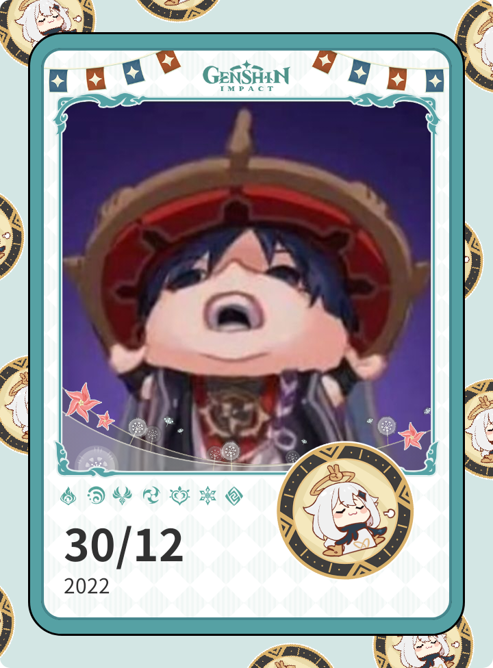 30/12 Journal -# Bienvenue chez moi ! Genshin Impact | HoYoLAB