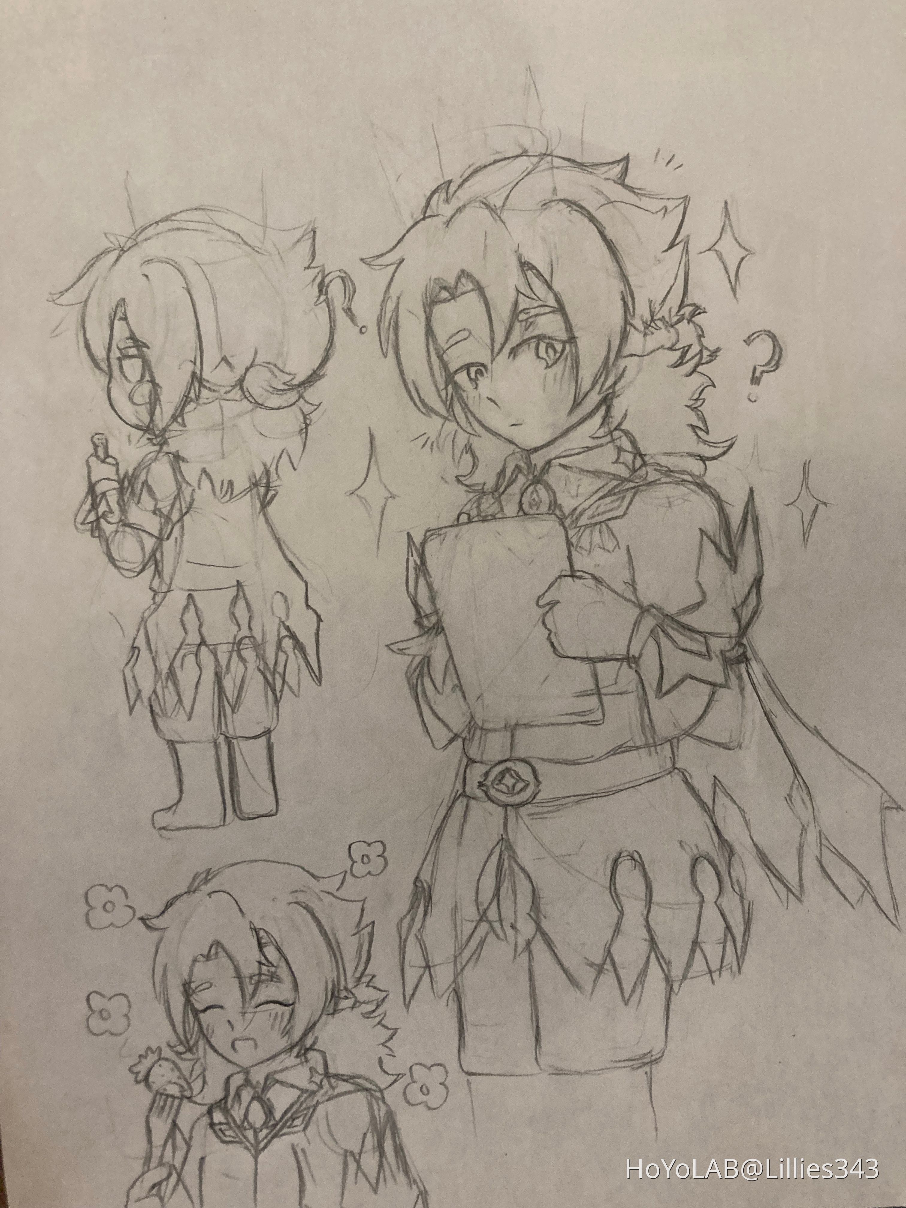 “Prince of Chalk” Albedo Skin Genshin Impact | HoYoLAB