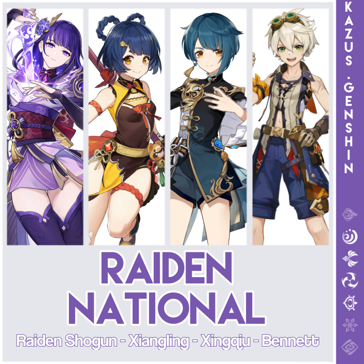 Raiden National Team Guide Genshin Impact | HoYoLAB
