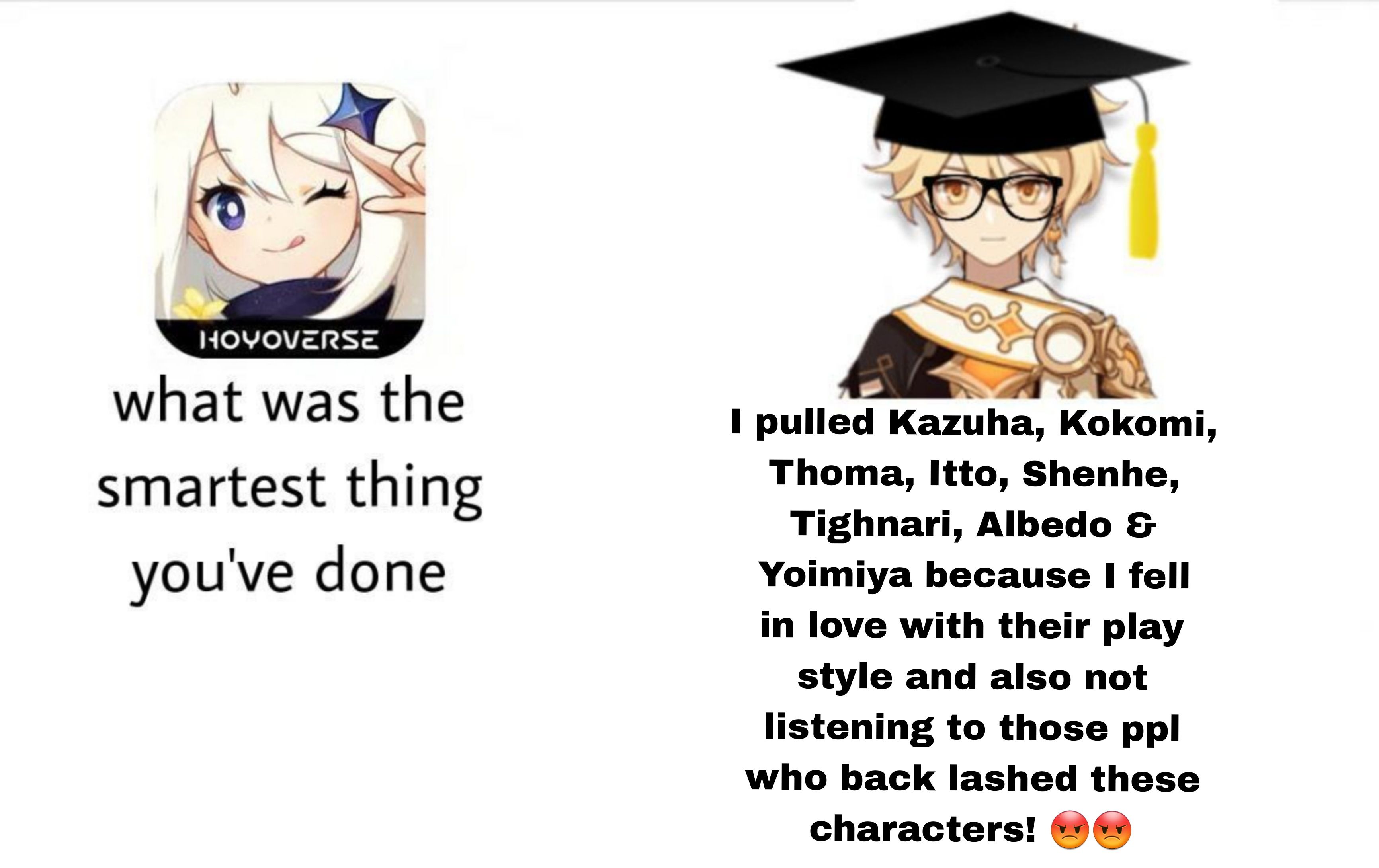 Proud of my choice! Genshin Impact | HoYoLAB