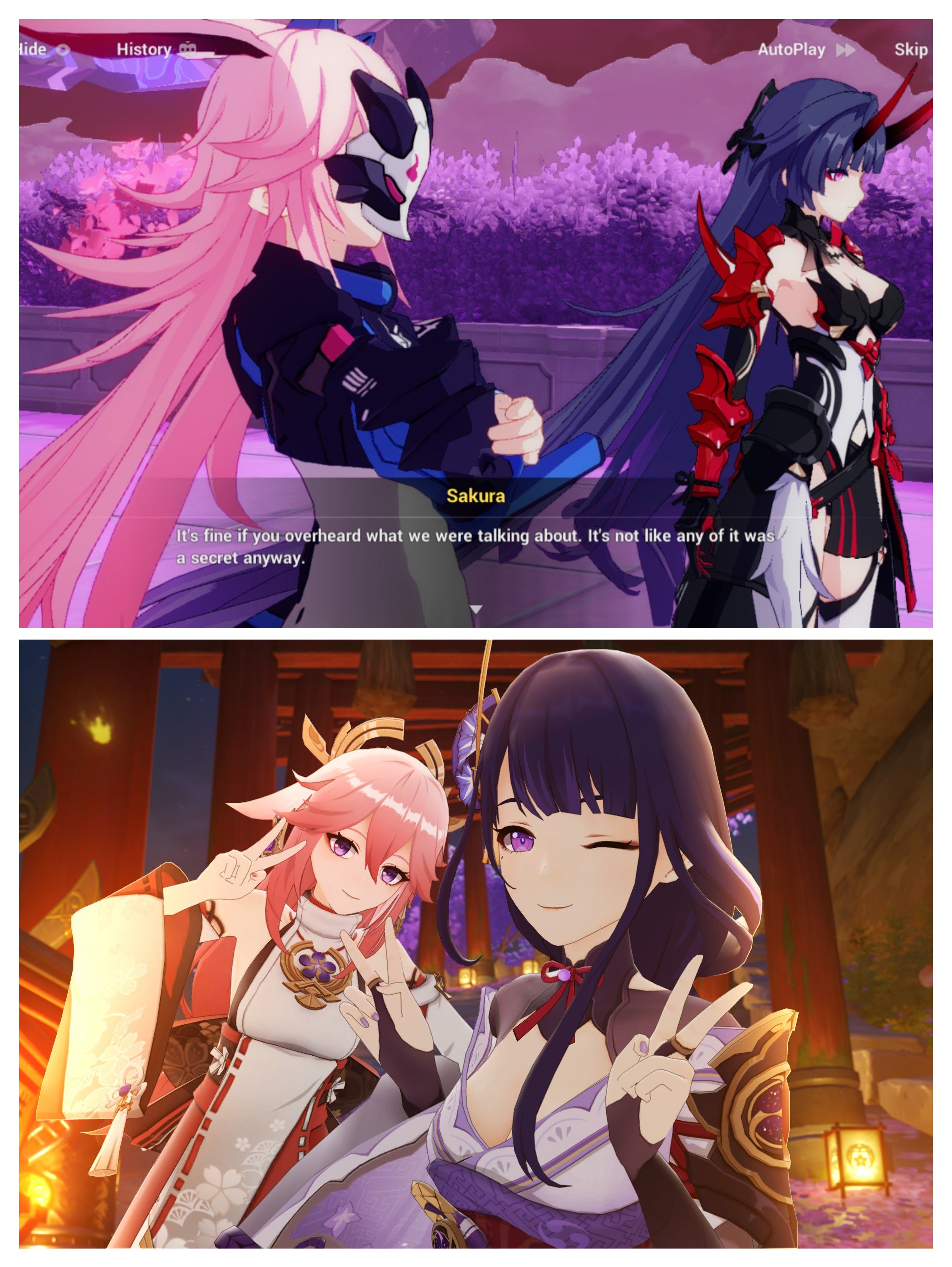 Honkai Ice Yae Miko joined Raiden Shogun's fight Honkai Impact 3rd ...