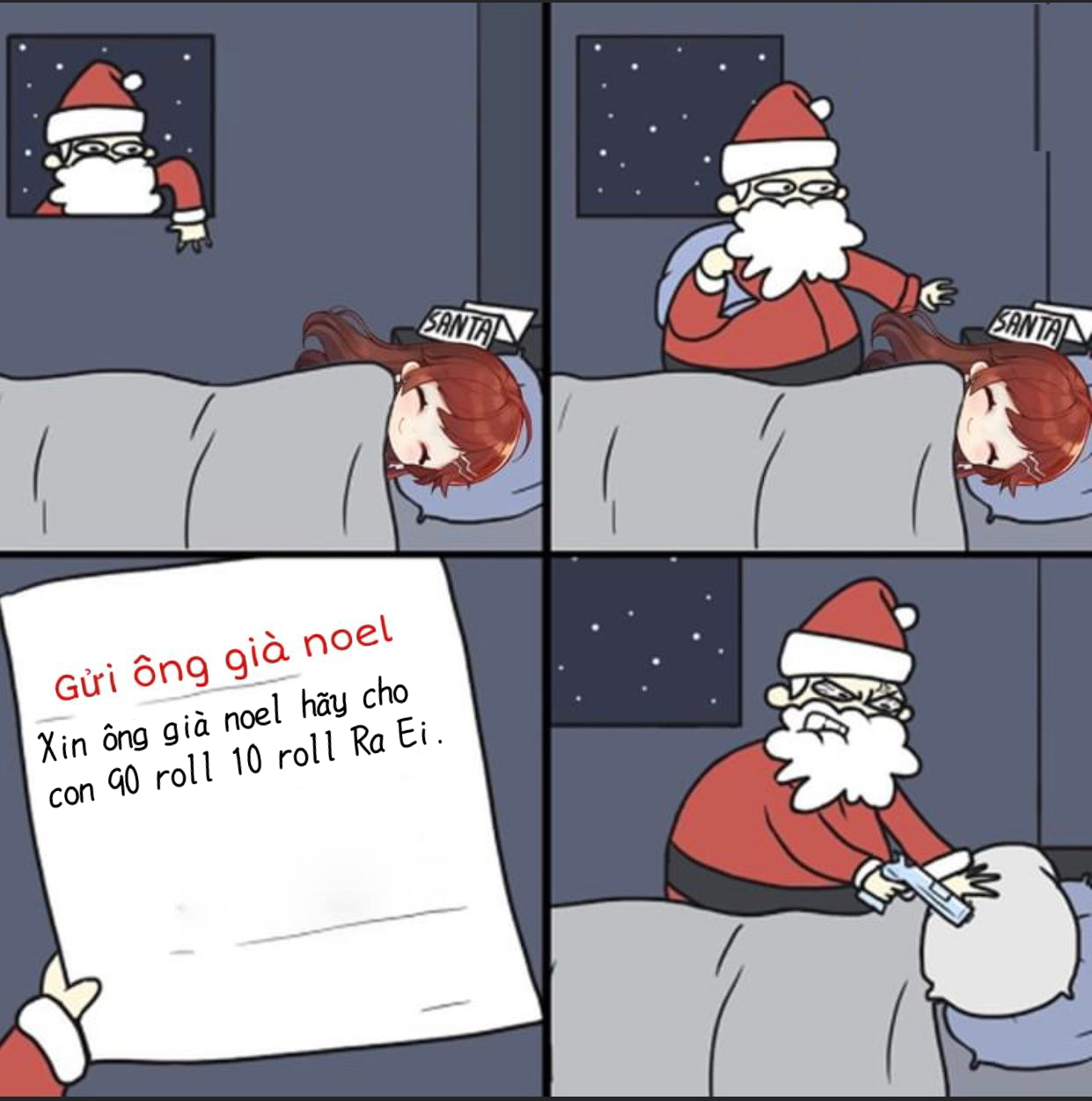 Noel tới và Merry Christmas nha mọi người và xin ông già noel phần quào ...