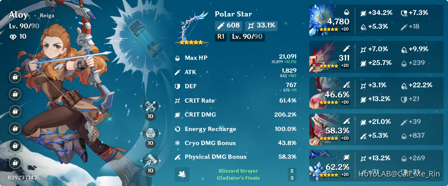 Aloy and Wanderer build showcase Genshin Impact | HoYoLAB