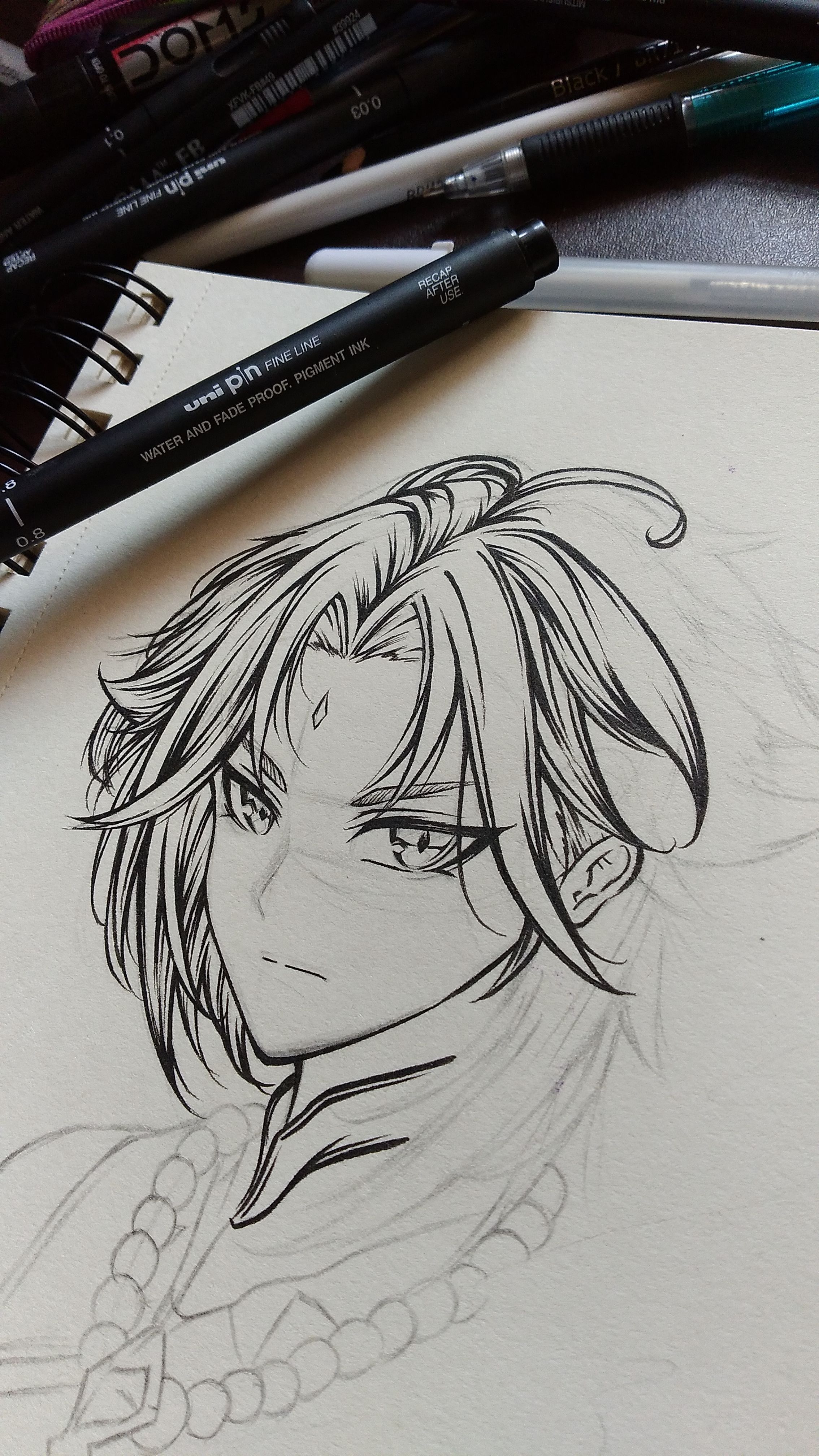 Drawing a Xiao Sketch | Genshin Impact Genshin Impact | HoYoLAB