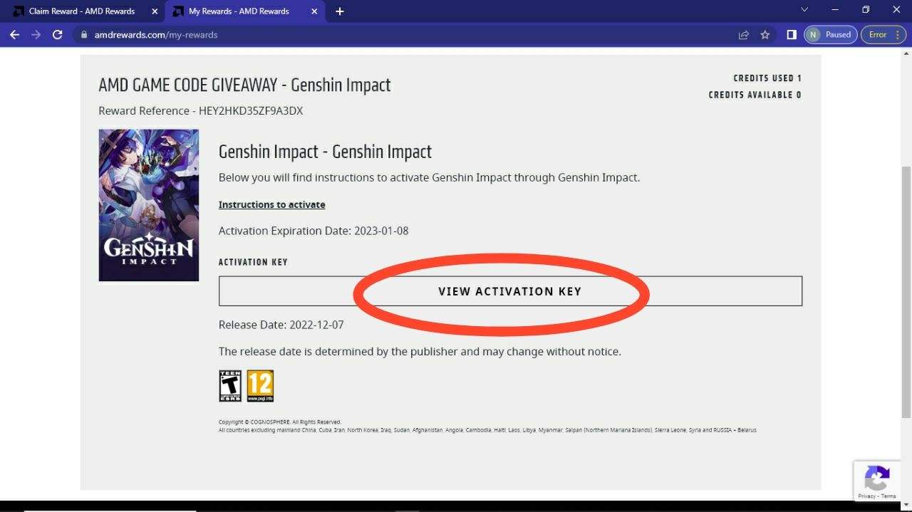 [Expired] 30 Free Primogems from AMD Rewards - New Redemption Code ...