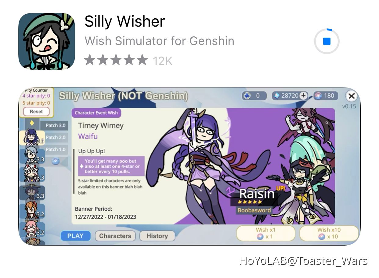 SILLY WISHER ON IOS AAAAAAA Genshin Impact | HoYoLAB