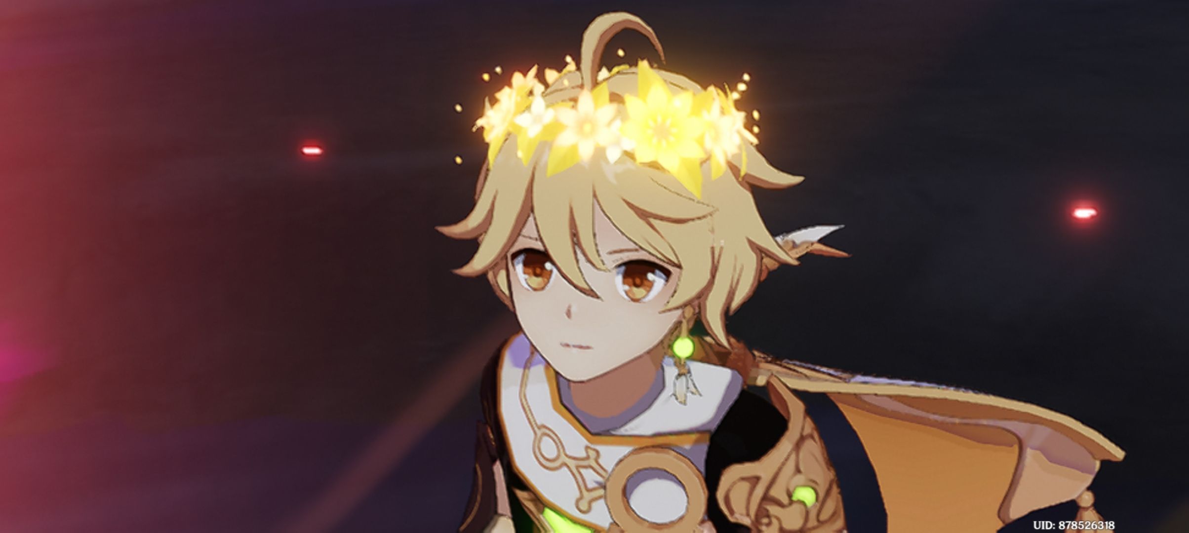 Aether in a flower crown is so pretty Genshin Impact | HoYoLAB