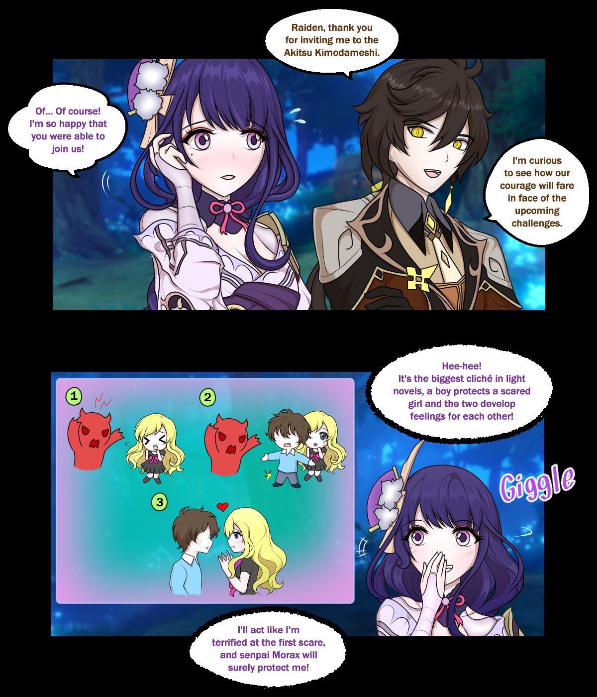 [Comic] Archons and the Test of Courage Genshin Impact | HoYoLAB