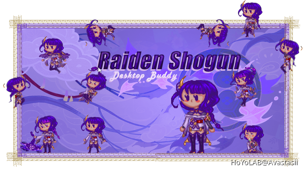 Raiden Shogun Desktop Gaming Companion Genshin Impact | HoYoLAB