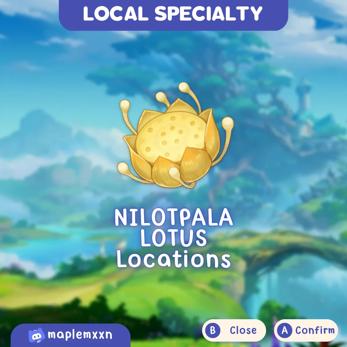 A Not-So Helpful Guide: Nilotpala Lotus Locations Genshin Impact | HoYoLAB