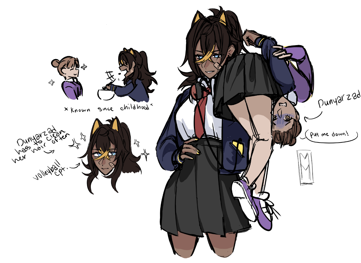 Dehya Highschool AU :D Genshin Impact | HoYoLAB