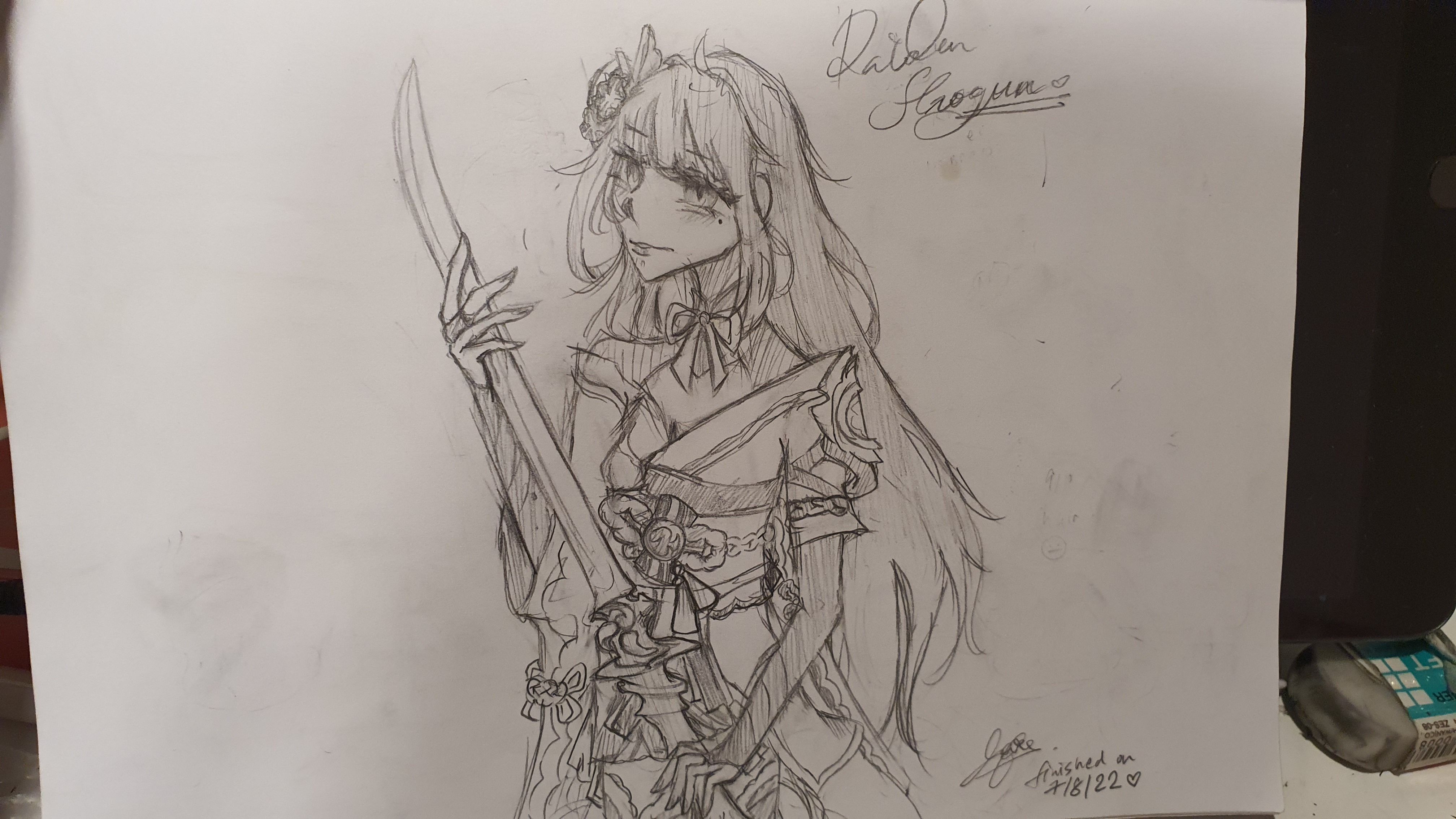 raiden shogun fanart Genshin Impact | HoYoLAB