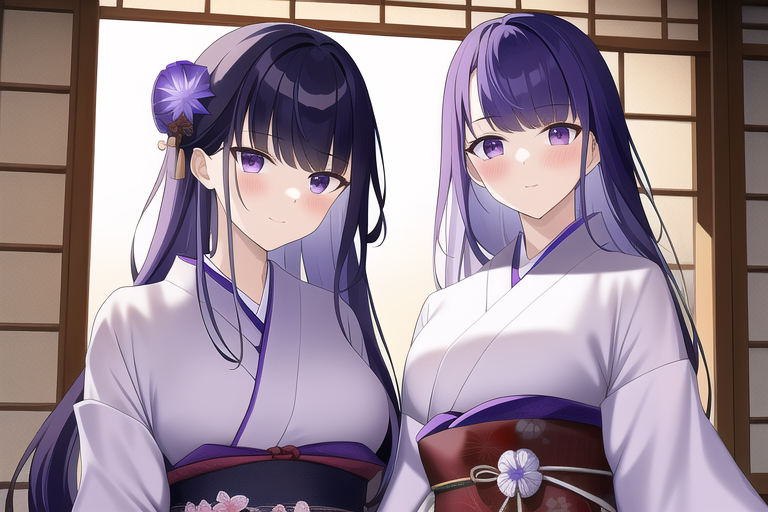 IRMÃS - RAIDEN EI e RAIDEN MAKOTO Genshin Impact | HoYoLAB