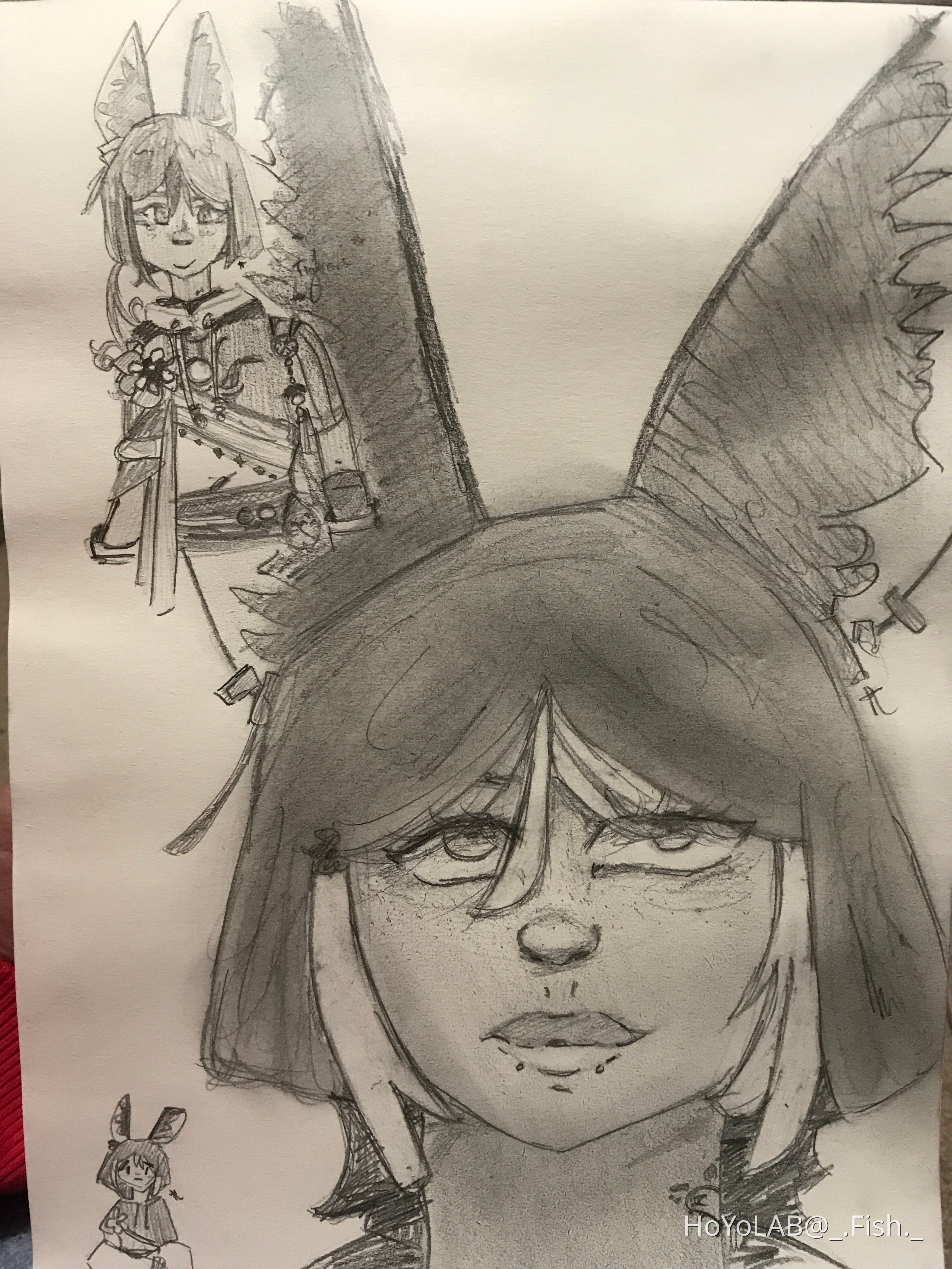 continuation-of-tighnari-sketches-genshin-impact-hoyolab