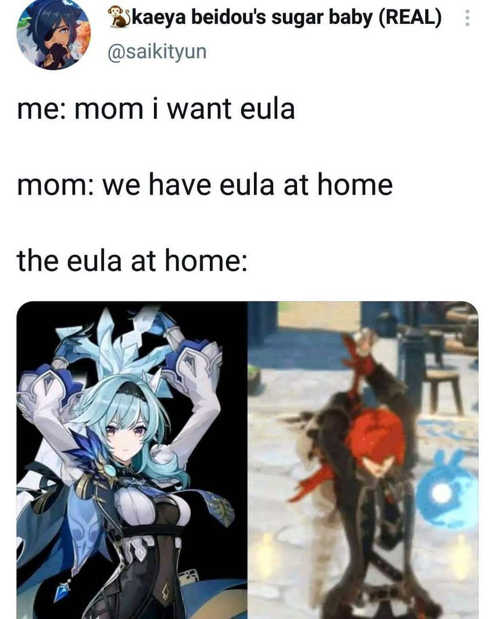 Eula's memes Genshin Impact | HoYoLAB