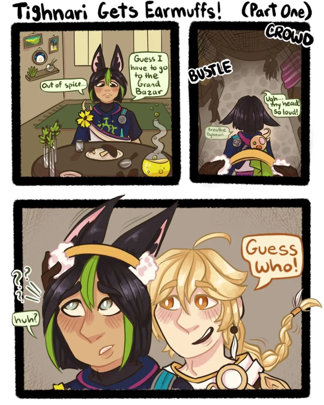 Full Tighnari and Aether Comic Genshin Impact | HoYoLAB