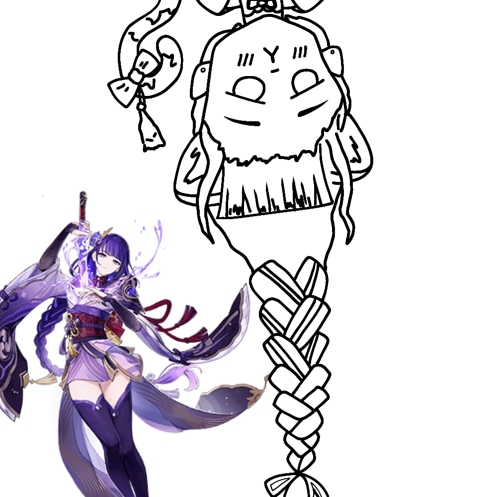 Ei drawing Genshin Impact | HoYoLAB