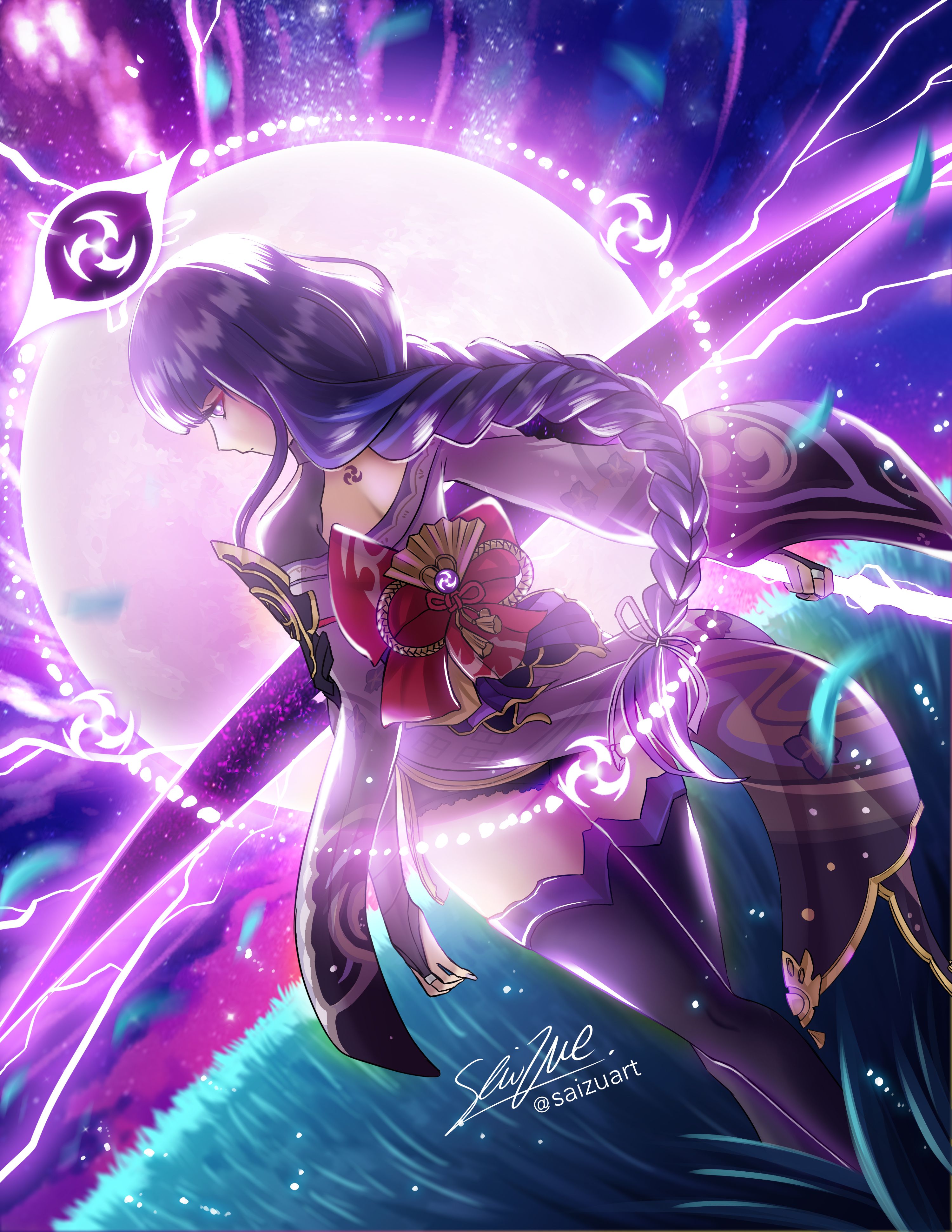 Raiden Shogun Fanart Genshin Impact | HoYoLAB