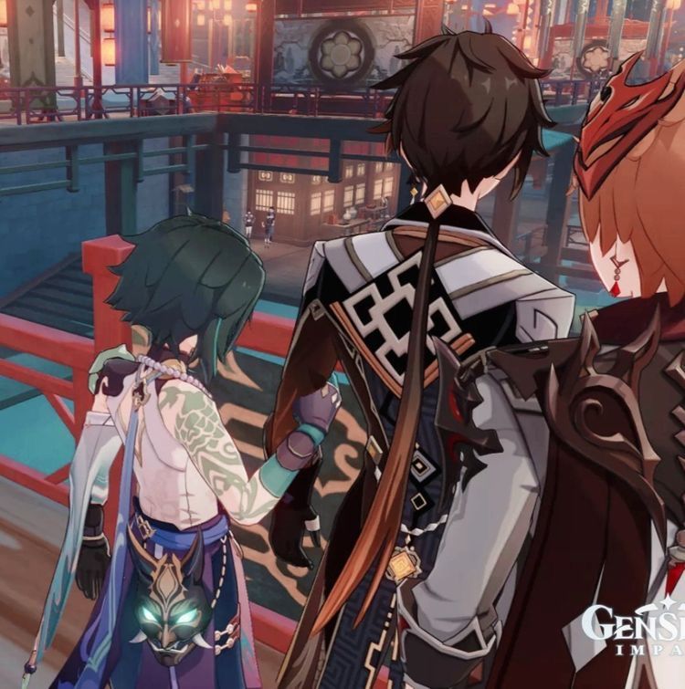 Father and son moment! oh- and theres Child too:D Genshin Impact | HoYoLAB