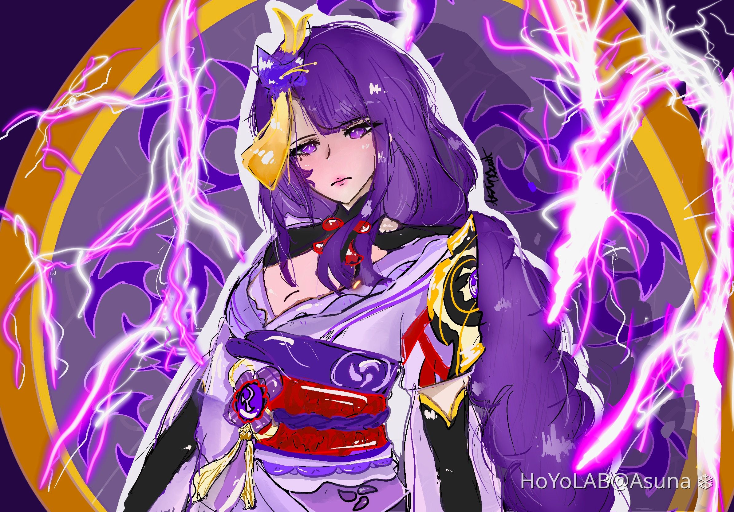 Raiden shogun fan art! Genshin Impact | HoYoLAB