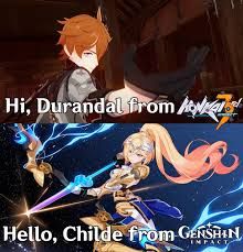 Childe and Durandal war fr Honkai Impact 3rd | HoYoLAB