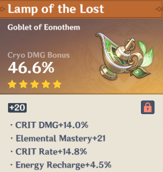 Finally a Good Cryo Goblet Genshin Impact | HoYoLAB