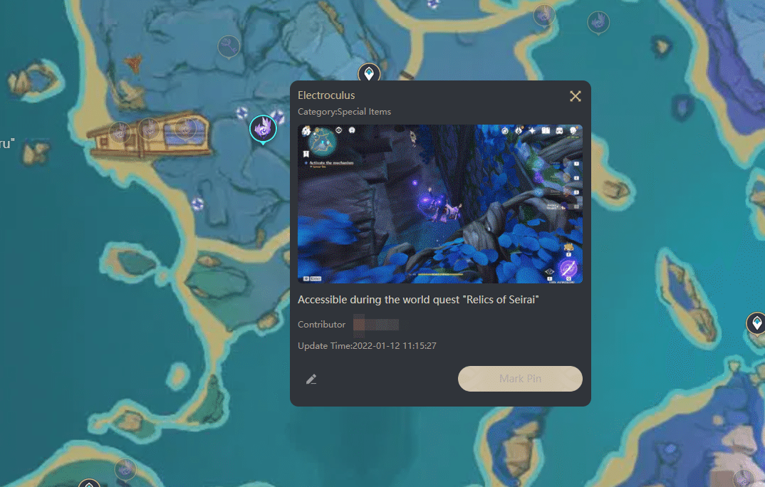 Someone PLEASE edit the electroculus interactive map! Genshin Impact ...