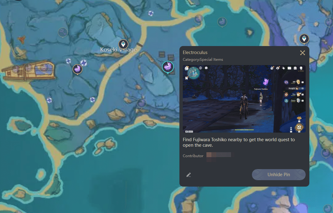 Someone PLEASE edit the electroculus interactive map! Genshin Impact ...