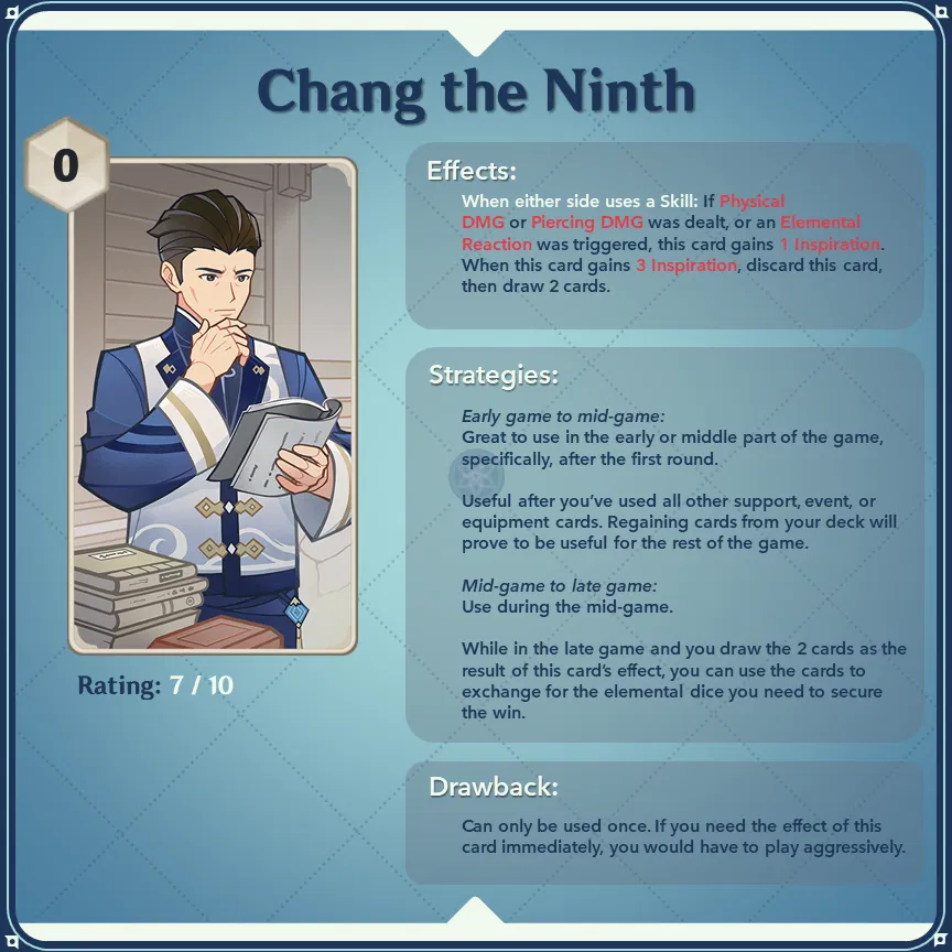 Genius Invocation TCG | Support Card Guide: Ranking, Description ...