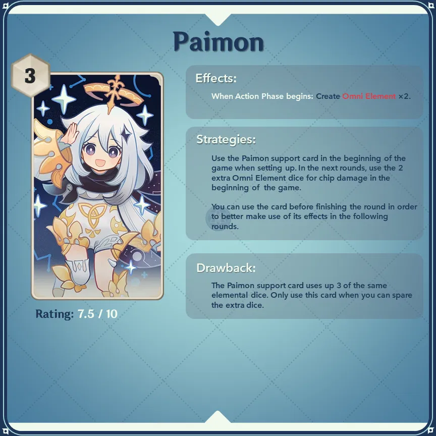 Genius Invocation TCG | Support Card Guide: Ranking, Description ...