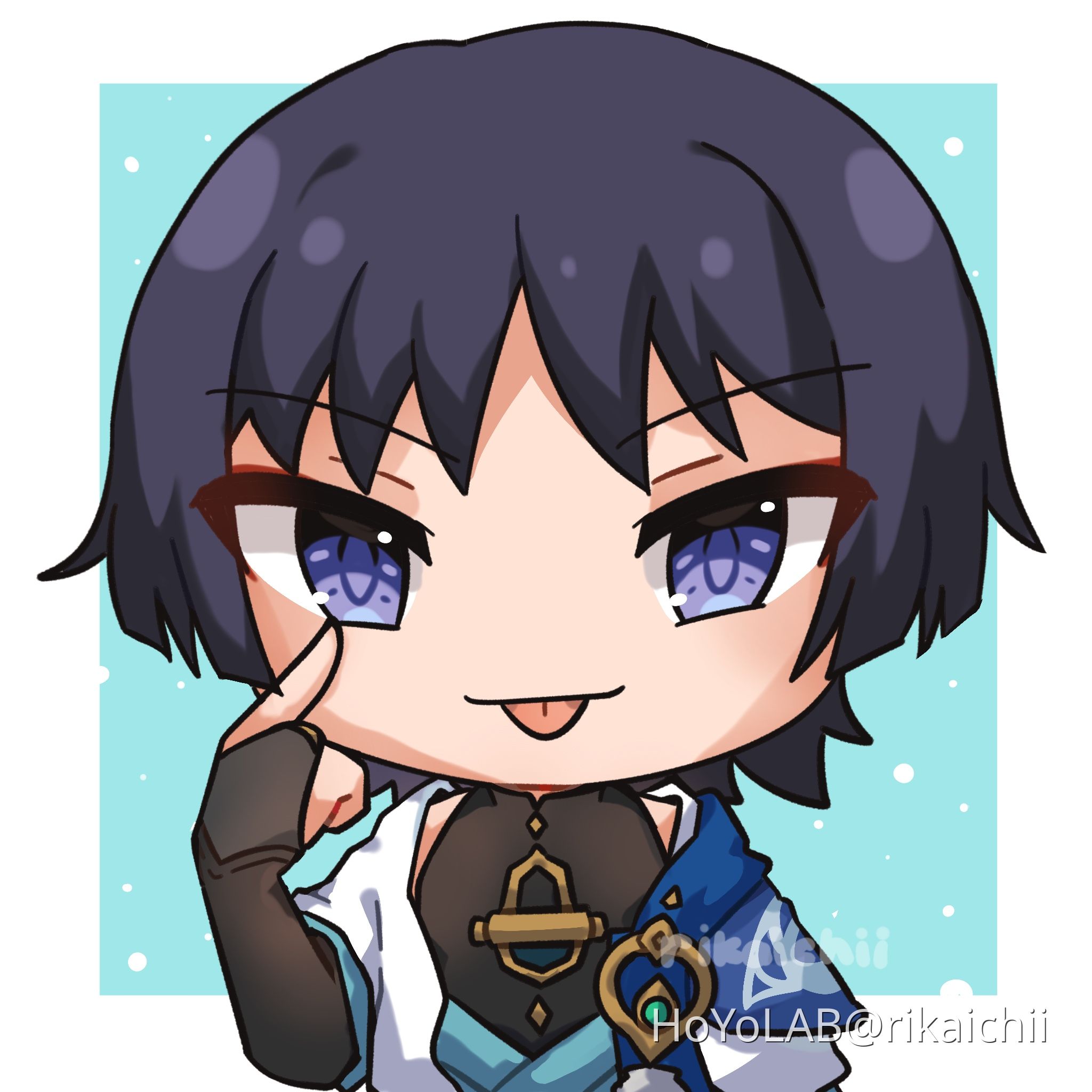 Wanderer - Scaramouche Chibi Fanart Genshin Impact | HoYoLAB