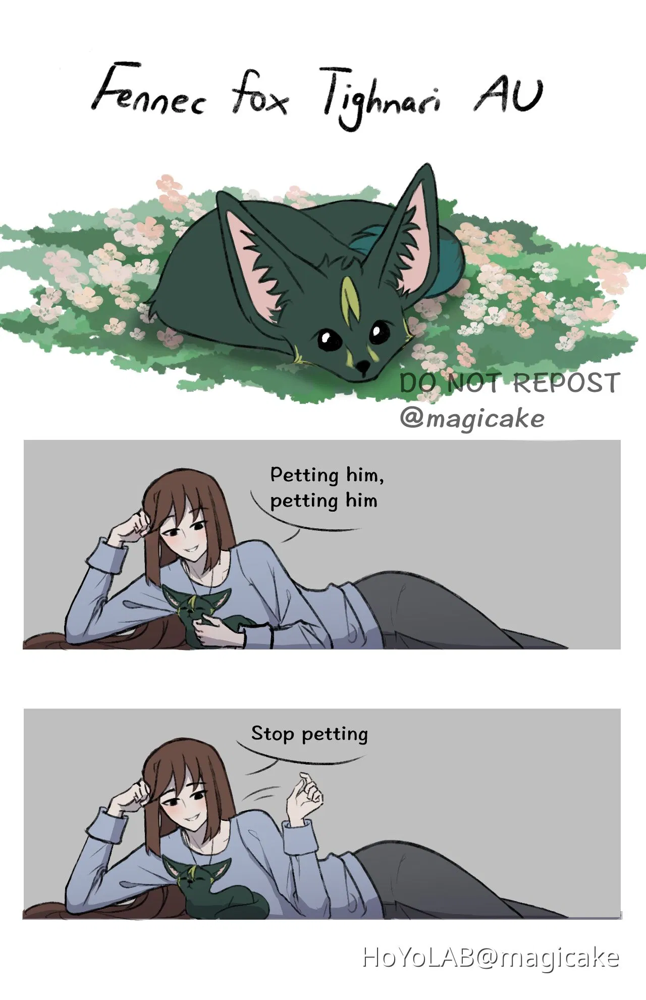 Fennec Fox Tighnari AU Genshin Impact | HoYoLAB