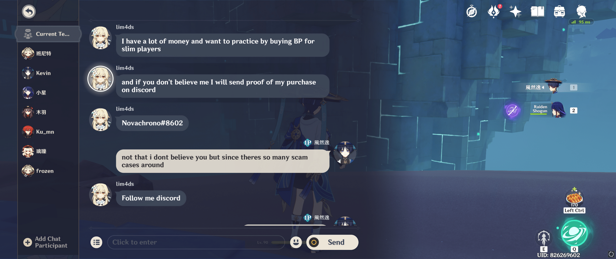 scammer alert Genshin Impact | HoYoLAB