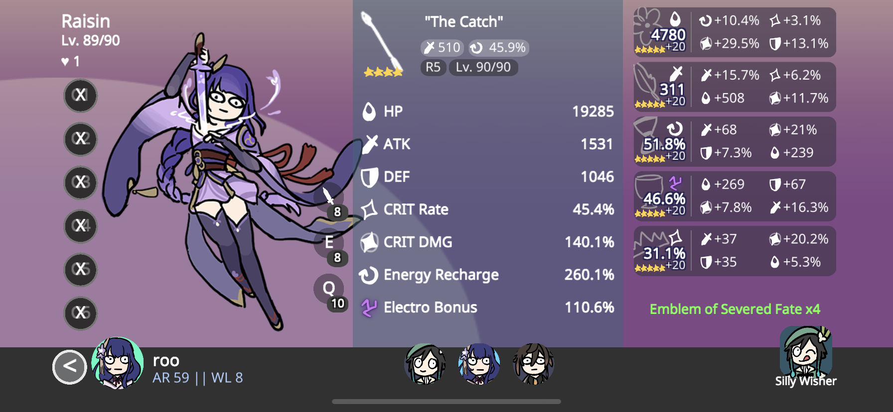 Rate my raisin build Genshin Impact | HoYoLAB