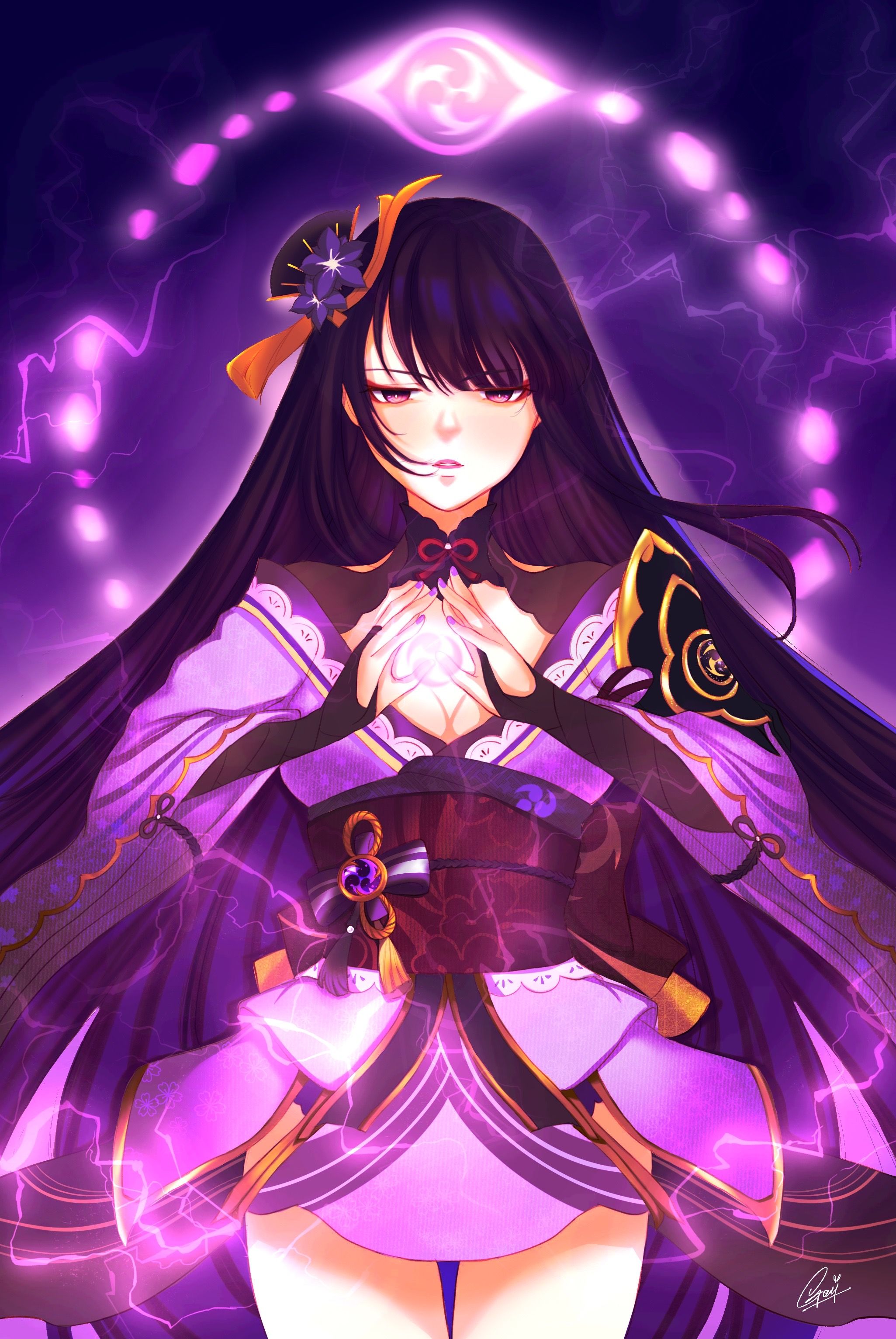 Raiden Shogun Fan Art Contest Genshin Impact | HoYoLAB