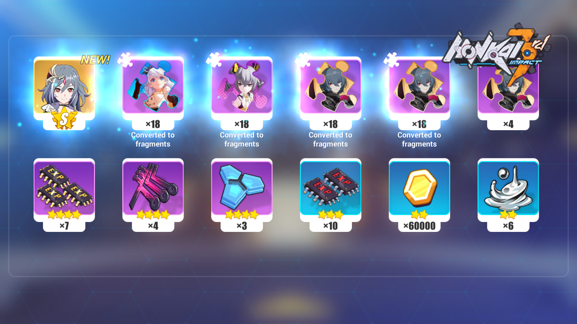 Holy shiet 5 valkyries in a 10 roll Honkai Impact 3rd | HoYoLAB