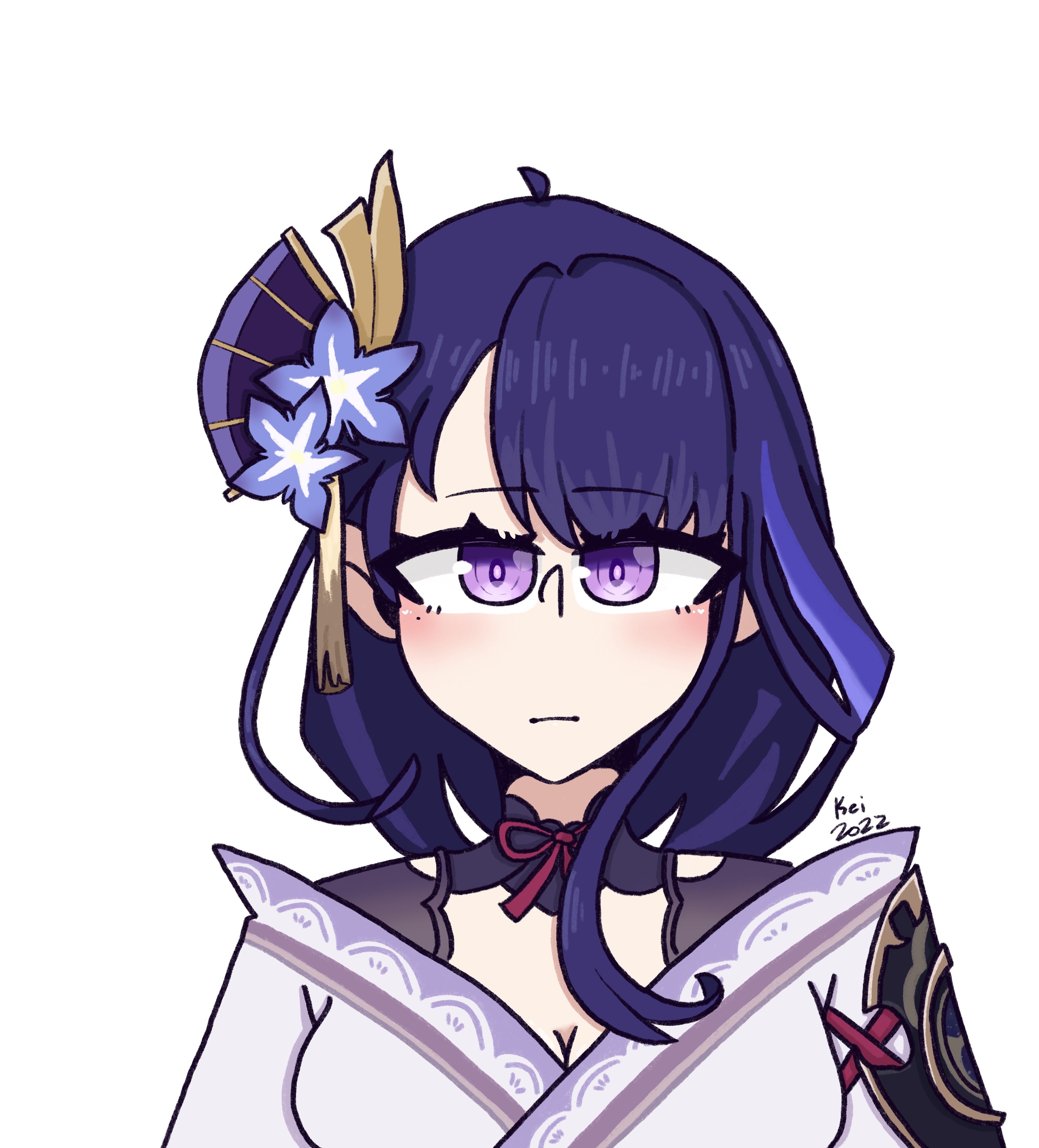 raiden drawing Genshin Impact | HoYoLAB