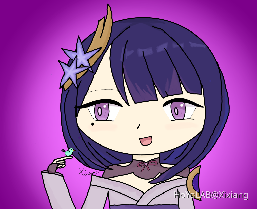 Chibi Raiden Genshin Impact | HoYoLAB